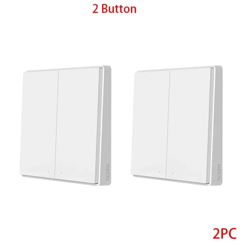 Aqara D1 беспроводной интеллектуальный выключатель ZigBee 2Pcs D1 2Button