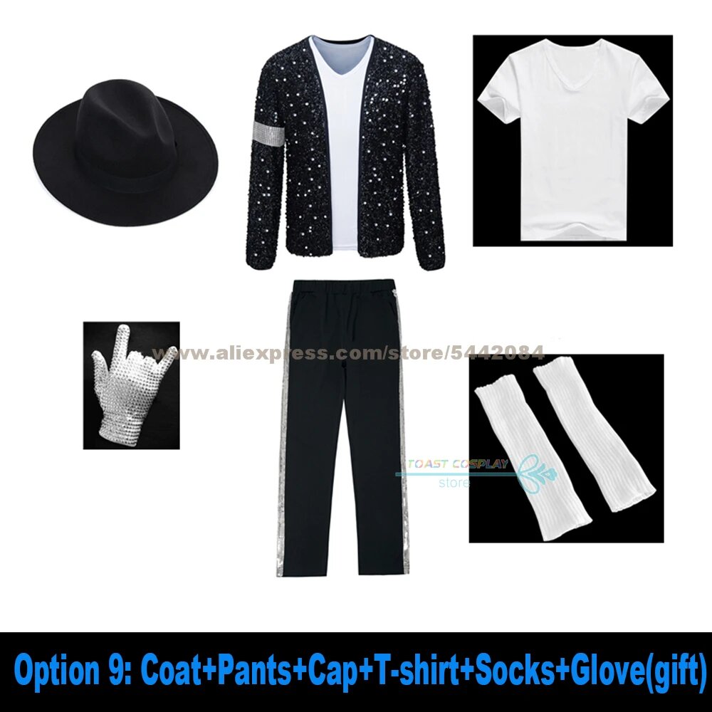 Костюм Майкла Джексона из полиэстера Л, Option 9