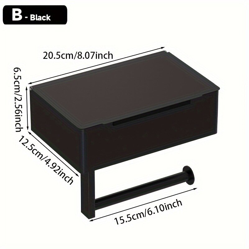 Держатель для салфеток из нержавеющей стали 304, без сверления, держатель для туалетной бумаги, коробка для салфеток в ванной, держатель для рулонной бумаги, коробка для влажных салфеток