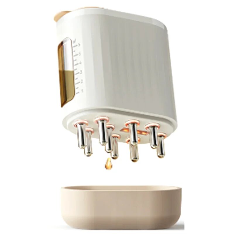 Электрический массажер для головы, массажер для роста волос, масляная сыворотка, гребень, водонепроницаемая чесалка для головы, лечение роста волос