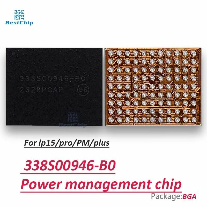 2 шт. Микросхема контроллер заряда 338S00946-B0 для Apple iPhone 15 / iPhone 15 Plus / iPhone 15 Pro и др.