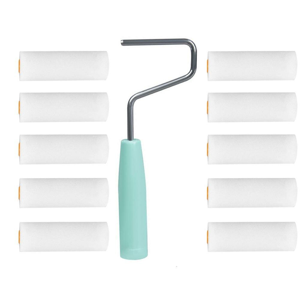 Многофункциональный губчатый валик для краски с противоскользящей опорой, 4 дюйма