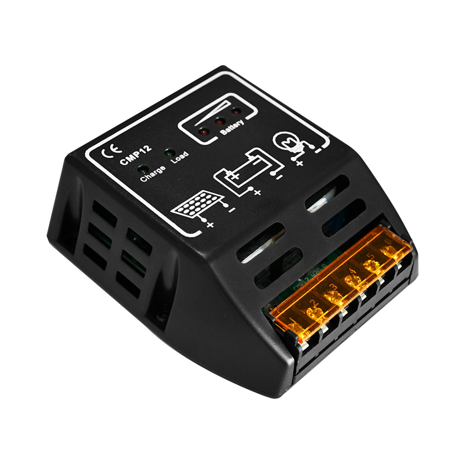 Контроллер заряда солнечный 12V/24V самоприспособление 20A с разрядом и защитой по току, рейтинговый ток 10A/20A (выбор), материал ABS, размер 100*95*35мм, вес 120г, вес упаковки 160г, размер упаковки 12.5*11.2*6.5см, комплект 1 контроллер