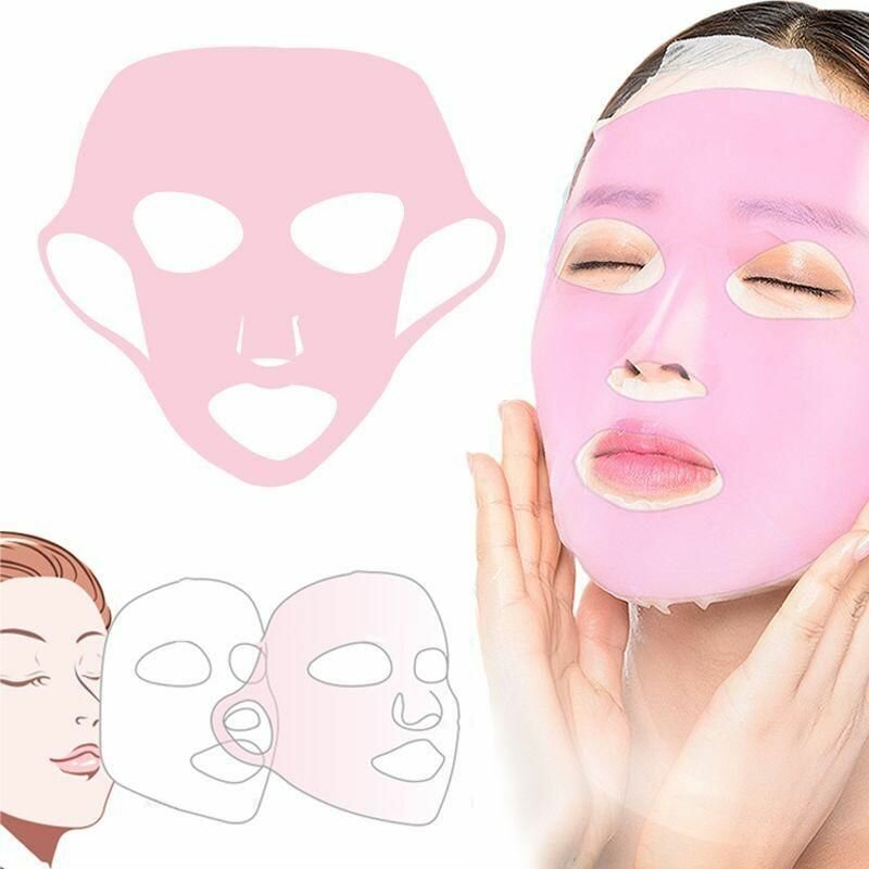 Маска для лица силиконовая многоразовая
