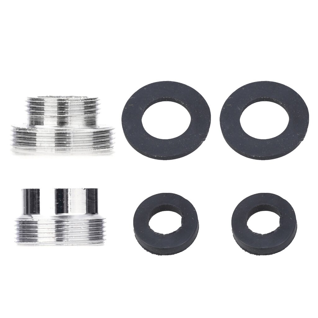 2шт Переходники для Смесителей от 22 мм до 16 мм, Соединитель Аэратора Для Крана, Сменный Соединитель для Кухонного Крана для Кухни, Ванной Комнаты, Раковины