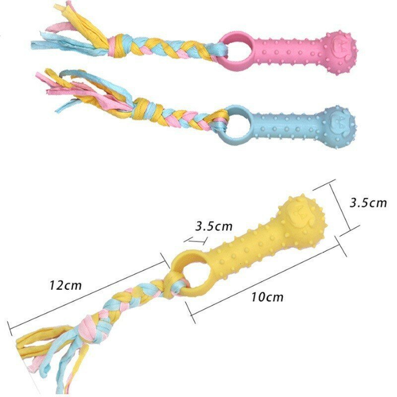 Игрушка для жевания собак, палочка для прорезывания зубов, прочная, для маленьких собак, щенков, костяная палочка, резиновый мяч для дразнения собак, оптовая продажа