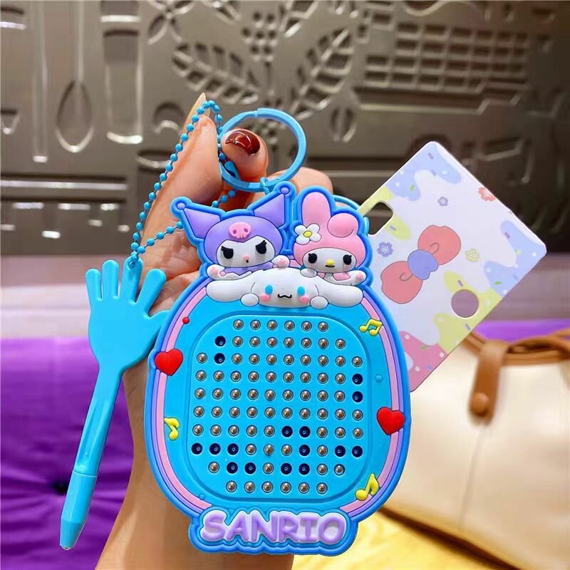 Большая магнитная доска для рисования Nezha 88 стальных шариков, образовательный забавный брелок, лабиринт с катящимися шариками, новый подвеска для школьного рюкзака