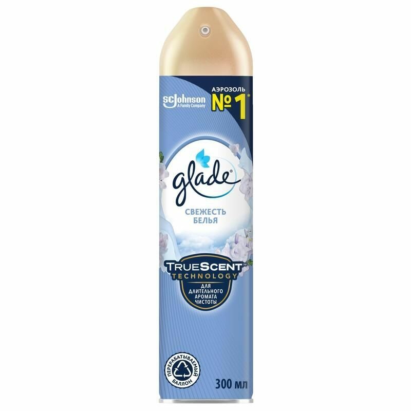 Аэрозоль GLADE Свежесть белья, 300 мл 864930