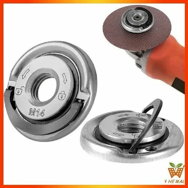 Гайка быстрозажимная для УШМ, болгарки установка без ключа