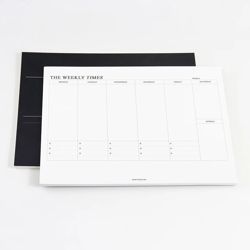 Ежедневник-планер B5, бумага, английский язык Weeklyplanner