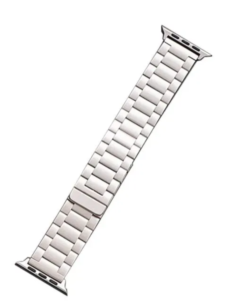 Ремешок для Apple Watch серия 1-3 42 mm, все серии 44/45/46/49 mm, металлический магнитный Starlight