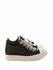 Кроссовки Rick Owens Leather low-top sneakers, размер 37 EU, коричневый/серый/ор...