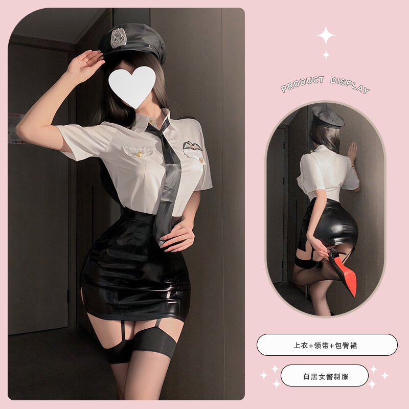 Сексуальный комплект униформы капитана и стюардессы, костюм для ролевых игр для женщин, чистое желание, кроссдрессинг, костюм полицейской, косплей для ночного клуба