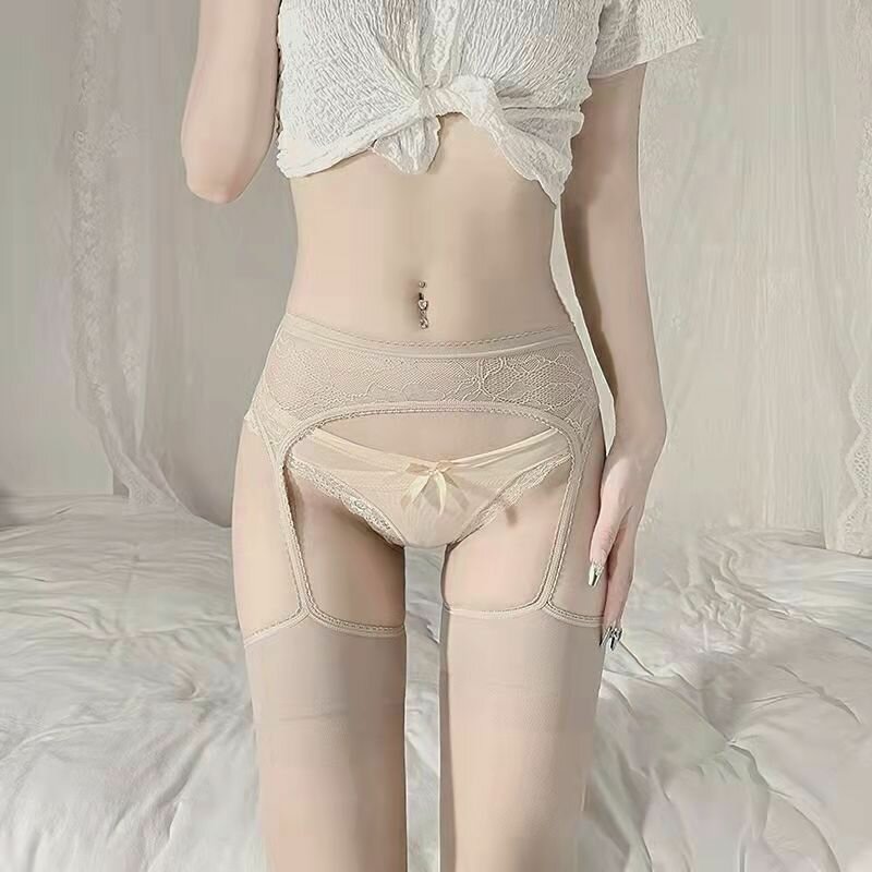 Японский стиль горячая девушка универсальный камисоль однотонные колготки лолита длинные прозрачные сексуальные чулки для женщин лето весна осень