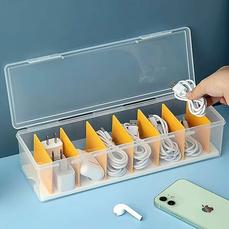 Органайзер Для Карт, С Защищенной Крышкой, Из Пластика, Для Сохранности Карт, 1 Комплект