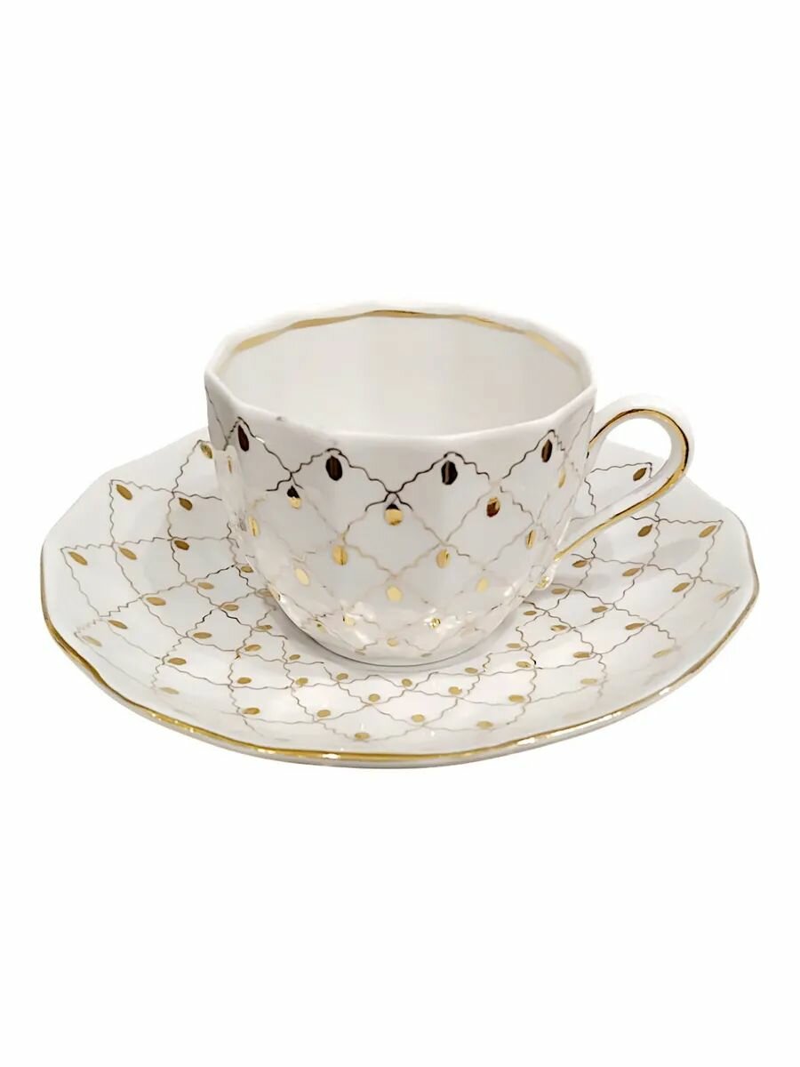 Кофейная пара Ампир "Золотая вуаль" 100мл