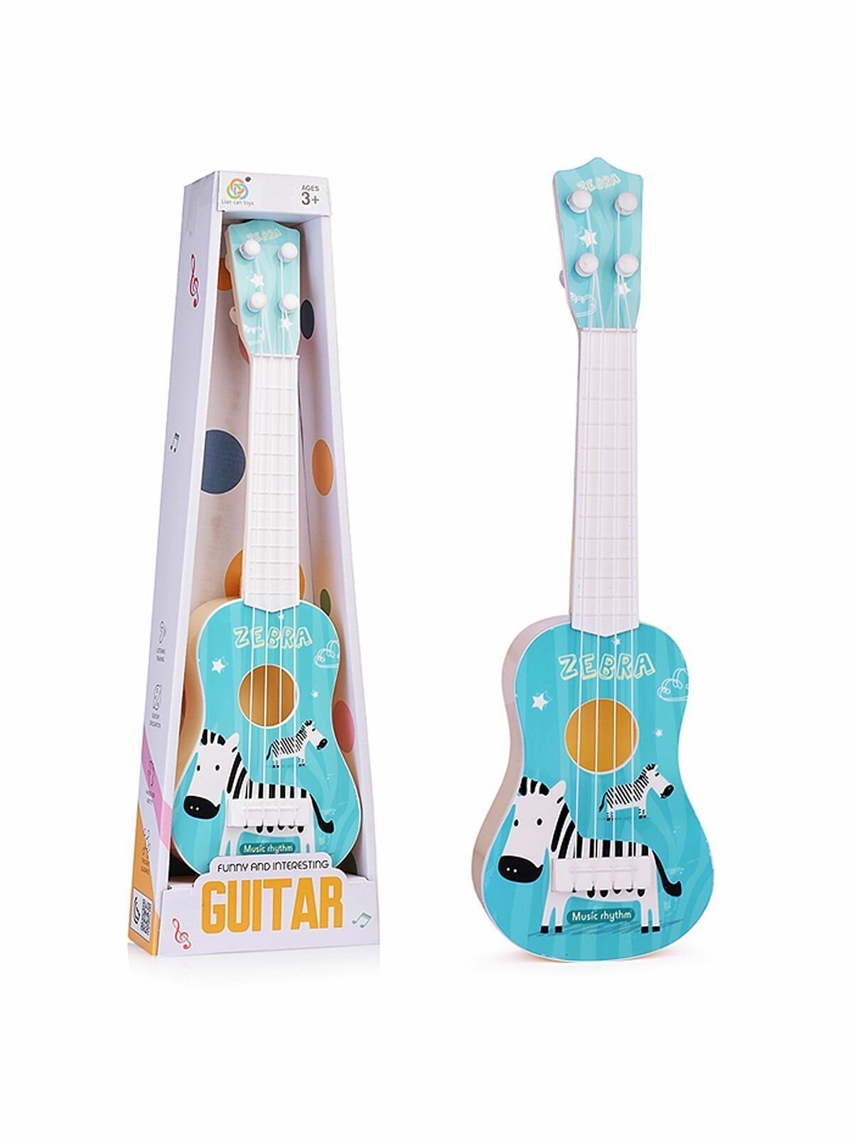 Игрушка музыкальная "Гитара Зебра"