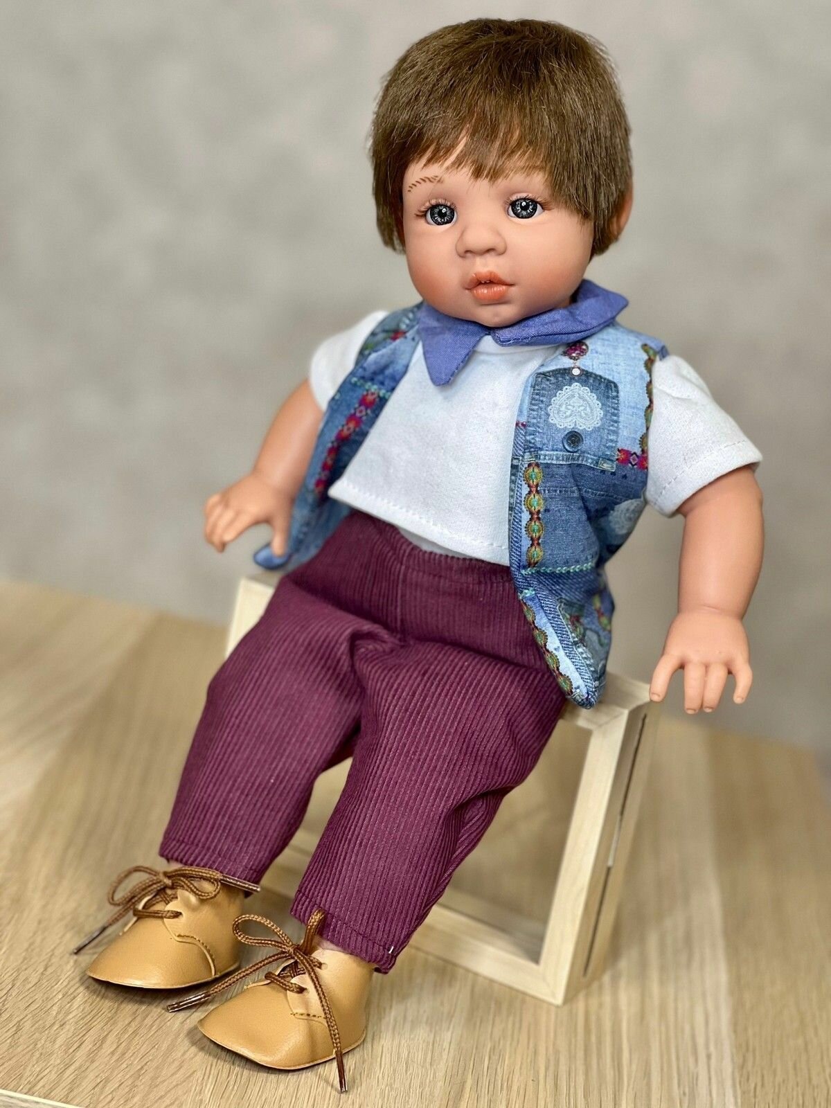 Кукла LAMAGIK мягконабивная 38 см Gestito