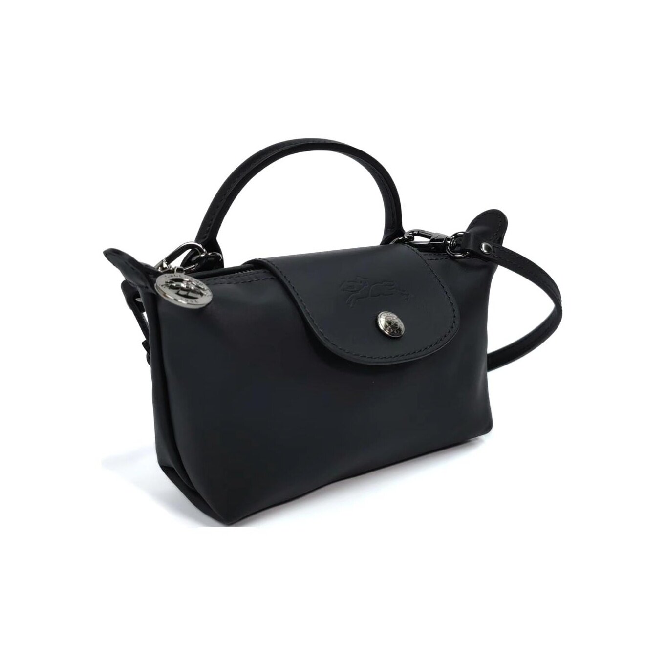 Сумка Longchamp Le Pliage Xtra, фактура матовая, черный — фото 1