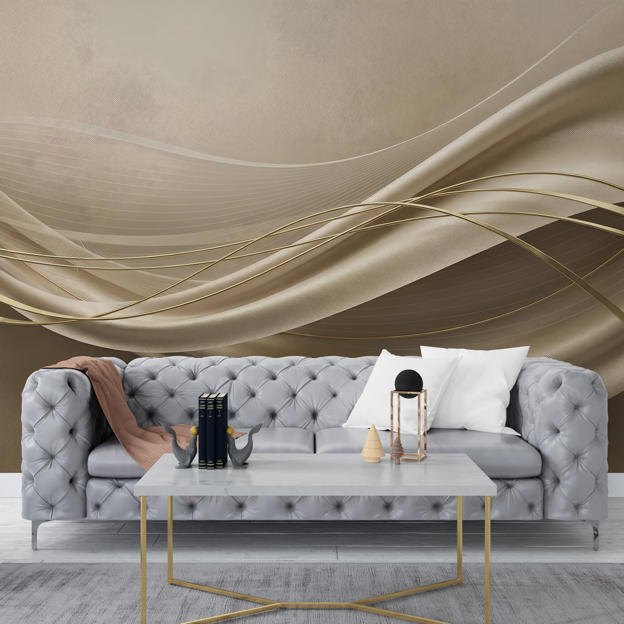 Гибкий мрамор Marmory "Аурус", морозостойкий, бесшовный, 142х285см