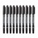 Маркеры для рисования, 10 шт. Черный, 10 Pcs Black Set