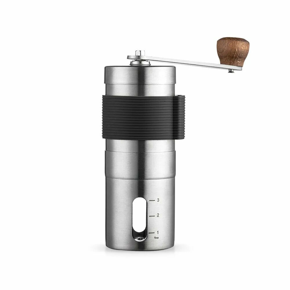 Кофемолка ручная керамический жернов деревянная ручка