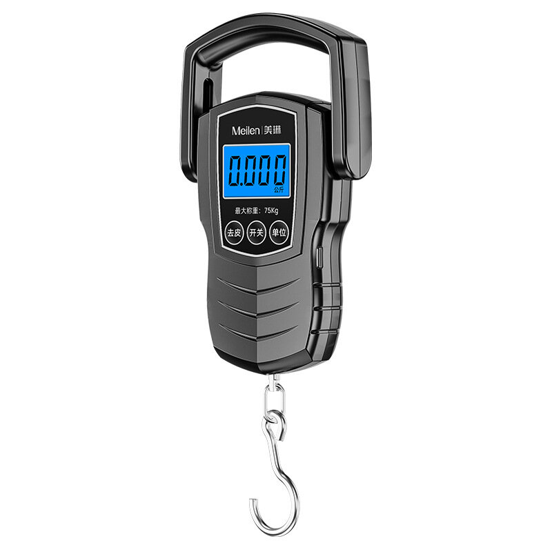 ⭐Весы Meilen 75 кг, портативные ручные весы, курьерские весы, продуктовые весы, весы с подвесным крюком, весы для багажа, высокая точность взвешивания⭐