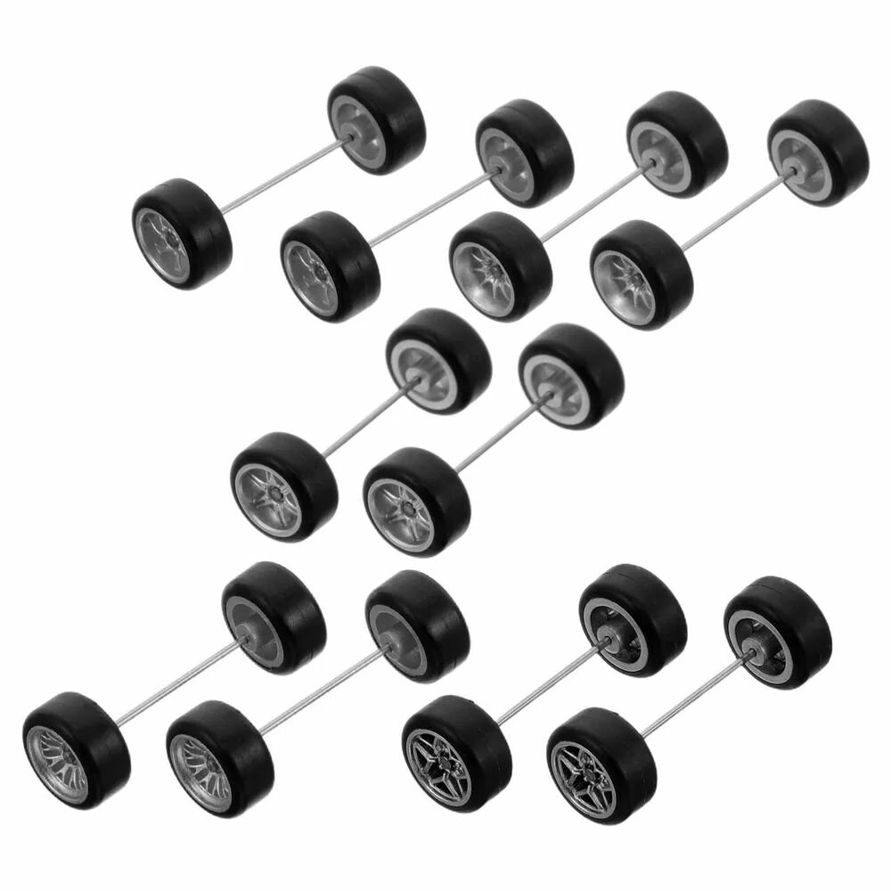 Колеса из пластика и резины для ремонта и тюнинга радиоуправляемых автомобилей 1/64