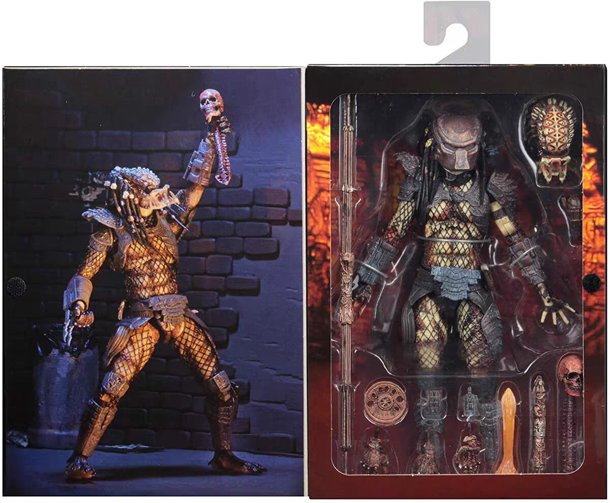 NECA Predator 2 City Hunter Flower Crab Elder Predator 7-дюймовая подвижная фигурка модели