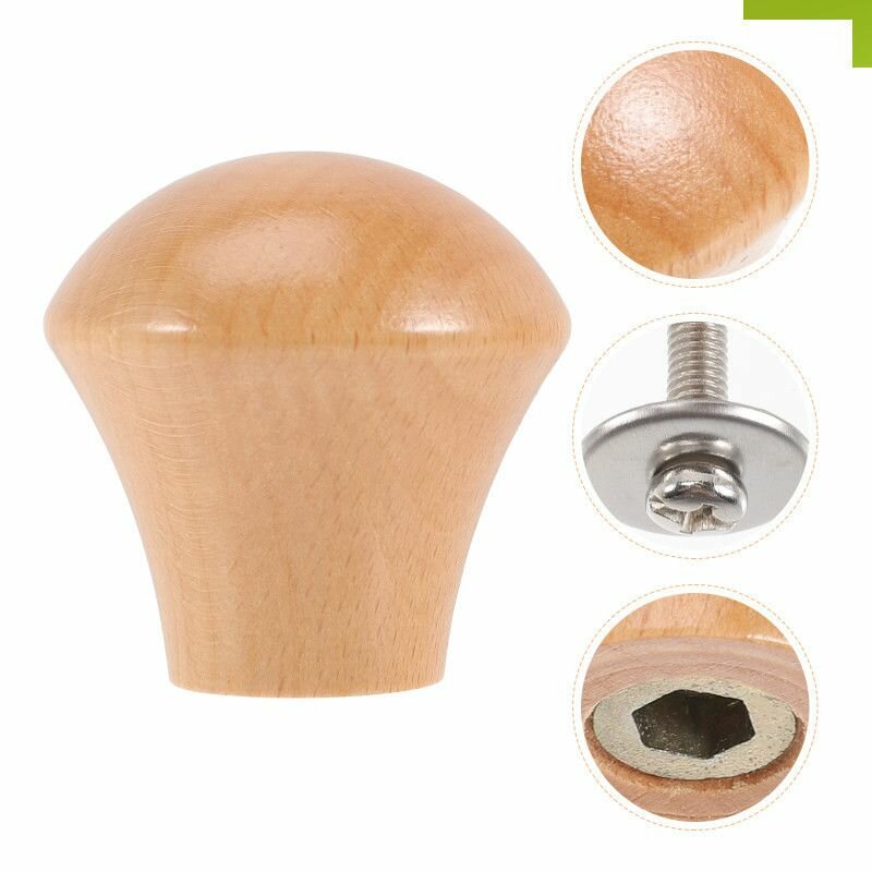 4 шт. сменные ручки для кастрюль и сковородок, деревянные ручки для крышек, защита от протечек и ожогов