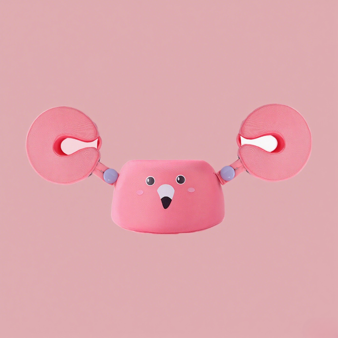 Float infant free inflatable arm ring baby swimming-ring home swimming pool floating-ring collar Blue 3D Fabric Babies aged 2-6 years old