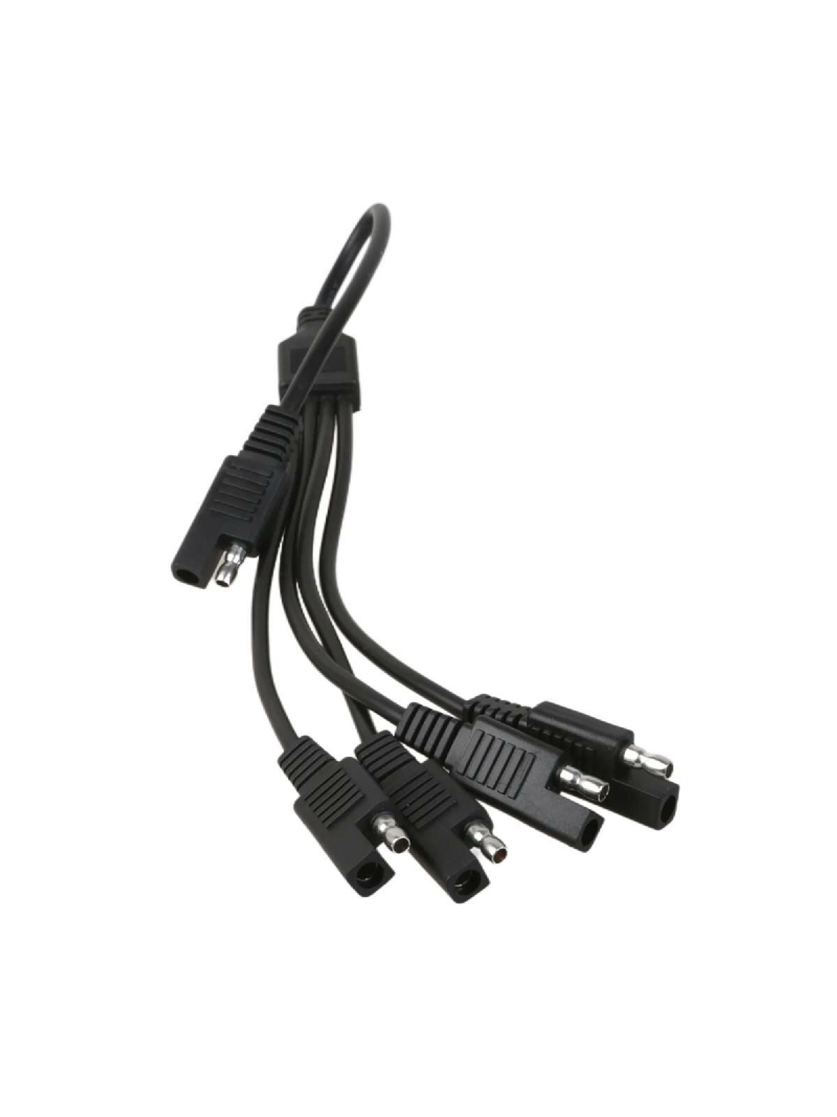 18AWG SAE-разветвители от 1 до 2/3/4 SAE-удлинитель SAE-Силовой автомобильный кабель SAE