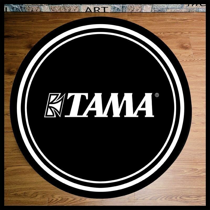 Электронный барабанный мат Roland, стойка для барабанов, нескользящий мат, звукопоглощающий мат для репетиционной комнаты, шумоподавляющий круглый коврик