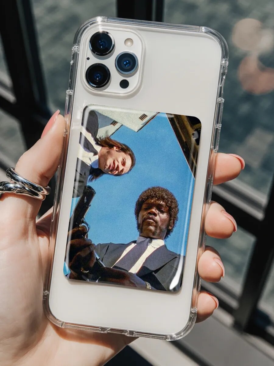 3D стикер на телефон большой Криминальное чтиво