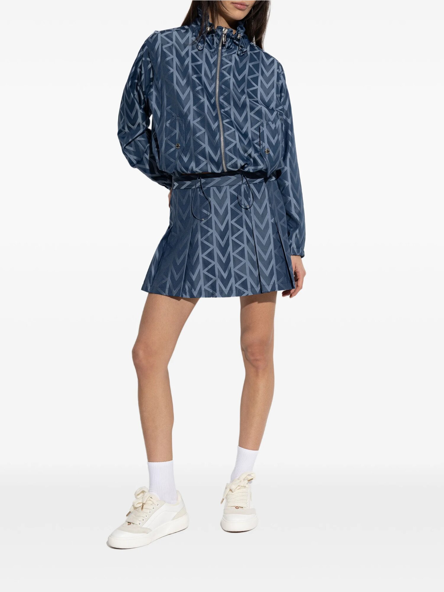Юбка Michael Michael Kors Pleated mini skirt, размер 10, синий — фото 1
