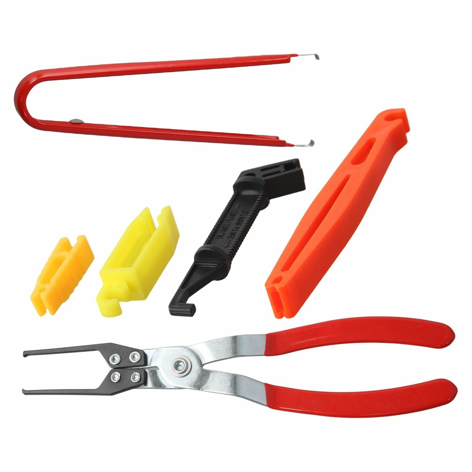 Инструмент для извлечения предохранителя автомобильного реле из 6 частей