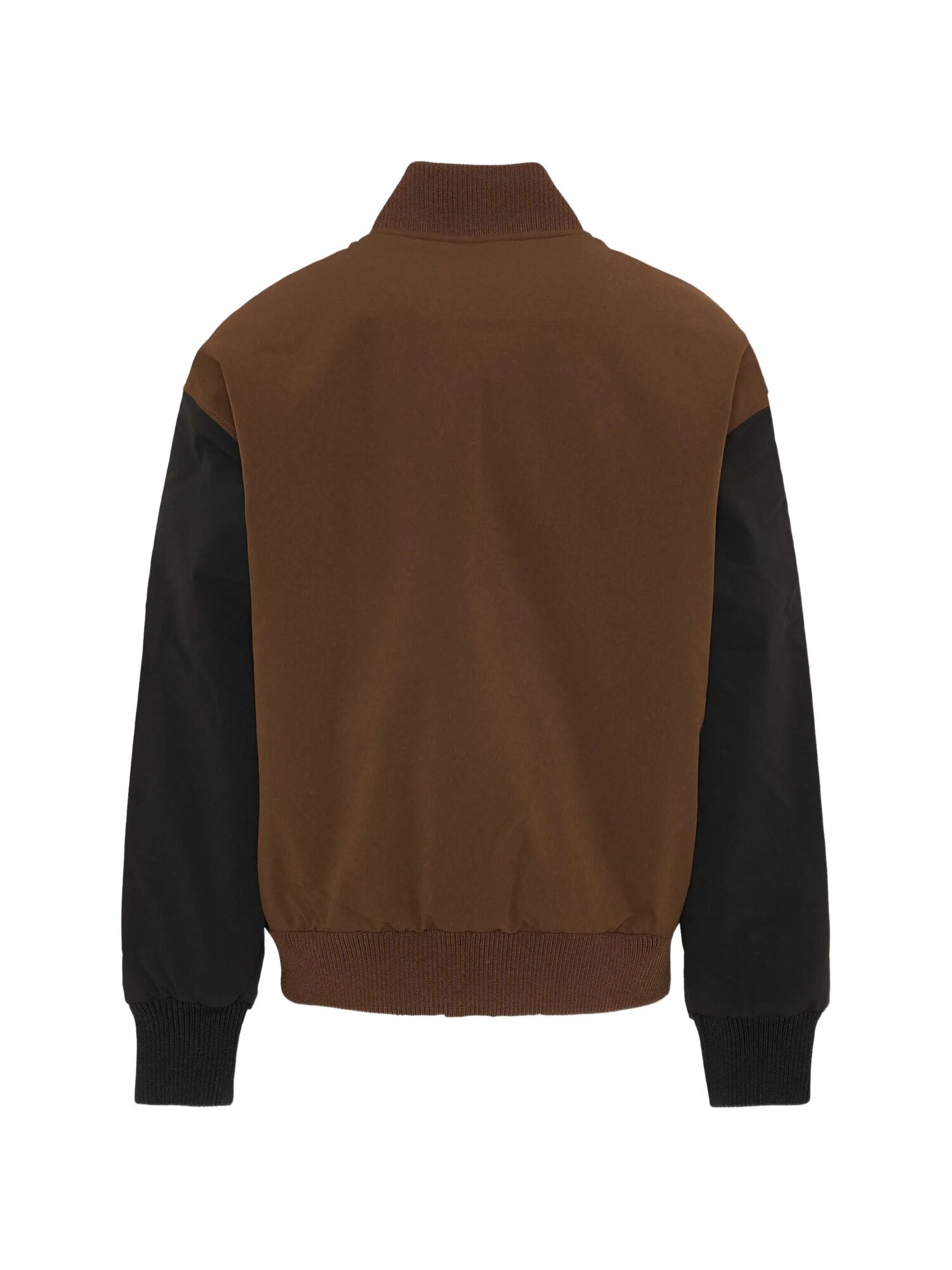 Бомбер CALVIN KLEIN Appliqué bomber, размер 8 лет, коричневый/серый/оранжевый — фото 1