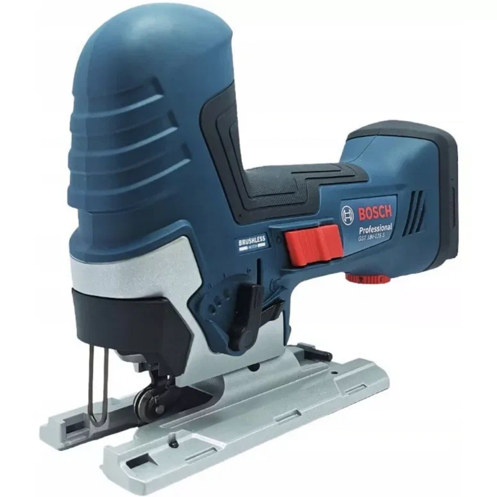 Электролобзик Bosch GST 18V-125 S Professional (06015B2000), синий/черный