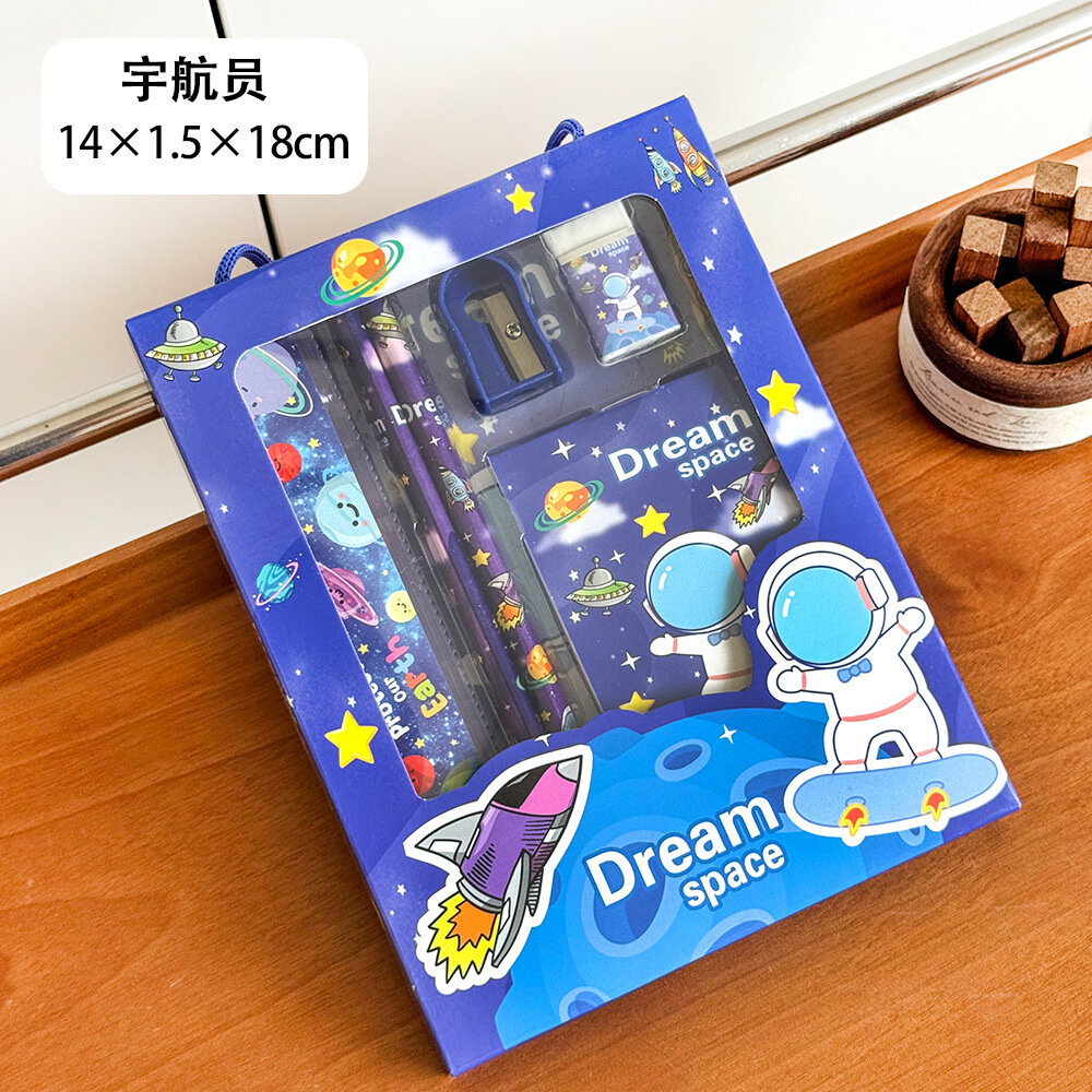 Набор канцелярских принадлежностей для детей, сюрприз для начальной школы, подарочная коробка для детского сада, сезон возвращения в школу, награды для всего класса, маленькие подарки