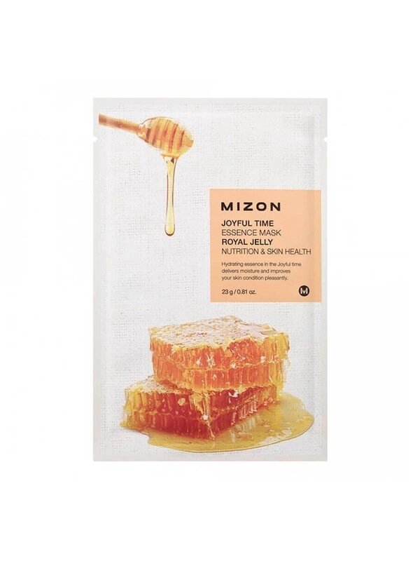 Mizon Увлажняющая тканевая маска для лица Joyful Time Essence Mask Royal Jelly, 1 шт