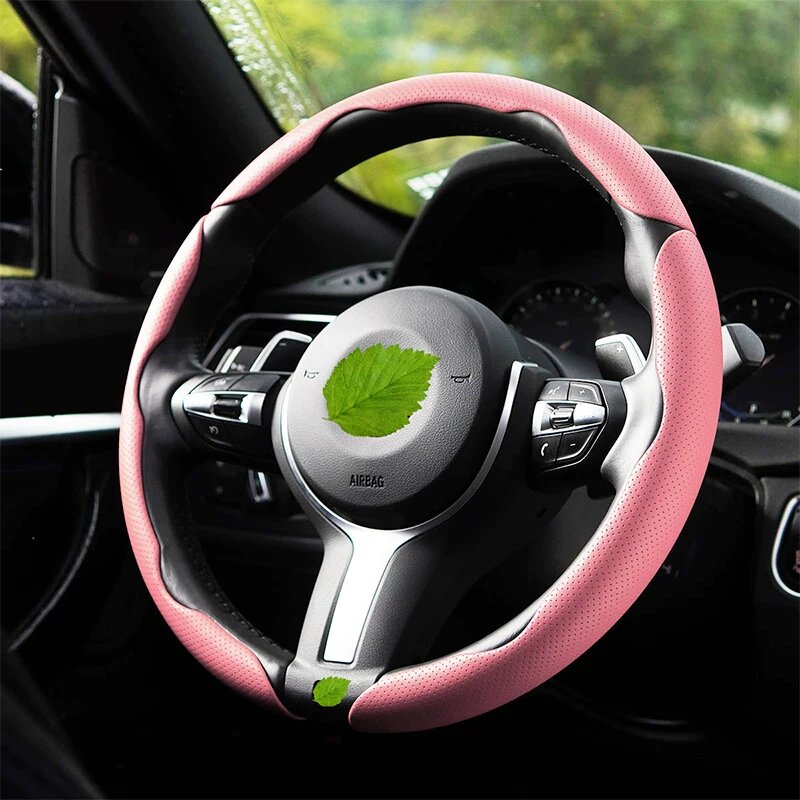 Высококачественный чехол на руль из кожи наппа, новая модель 2025 года, подходит для всех сезонов, нескользящий,