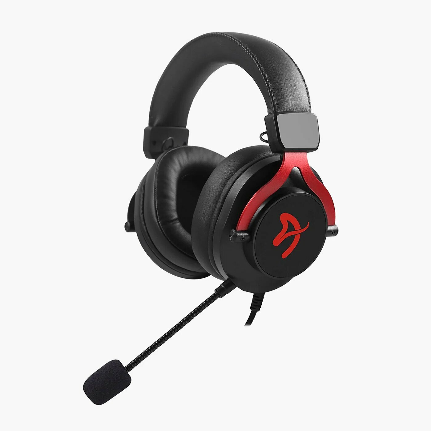 Игровые проводные наушники со съемным микрофоном Arozzi ARIA - Red