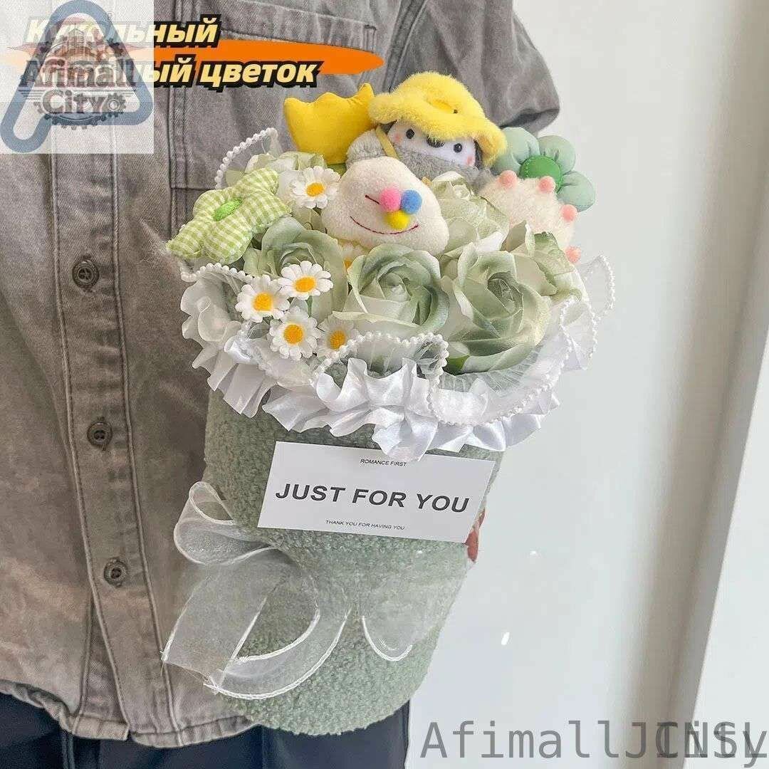 Букет из мыла, мыльных роз, подарок на 14 февраля день Святого Валентина, на день рождения маме, женщине, девушке, подруге жене, бабушке учителю