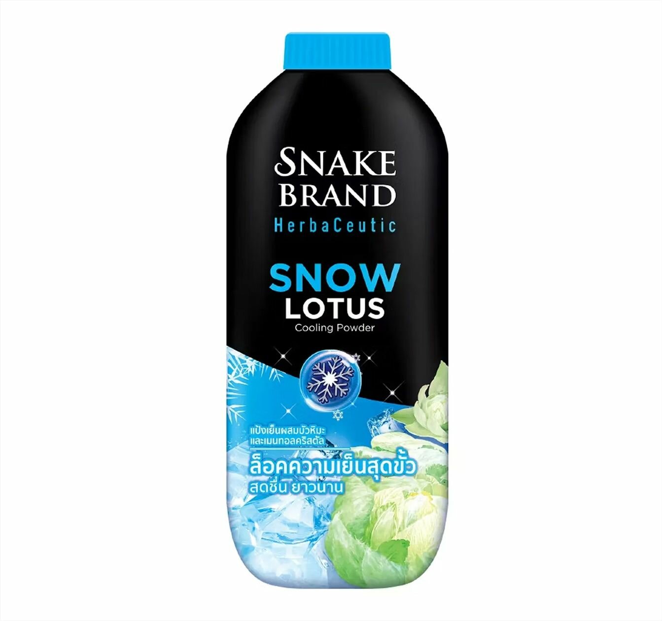 Пудра-тальк охлаждающая Snake Brand с ментолом и снежным лотосом100г
