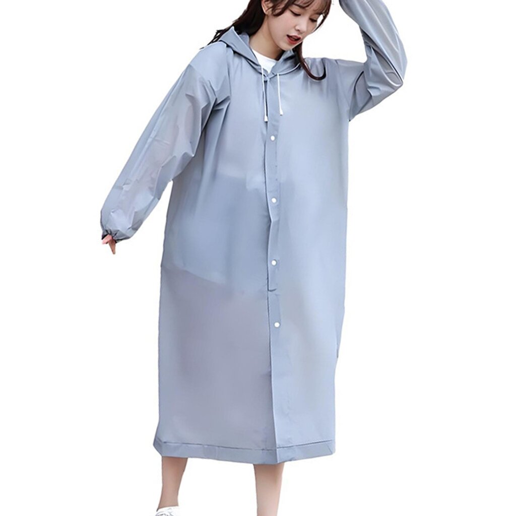 EVA Многоразовые Дождевики Куртки с Капюшонами Дождевик Пончо для Женщин Мужчин Велоспорт
