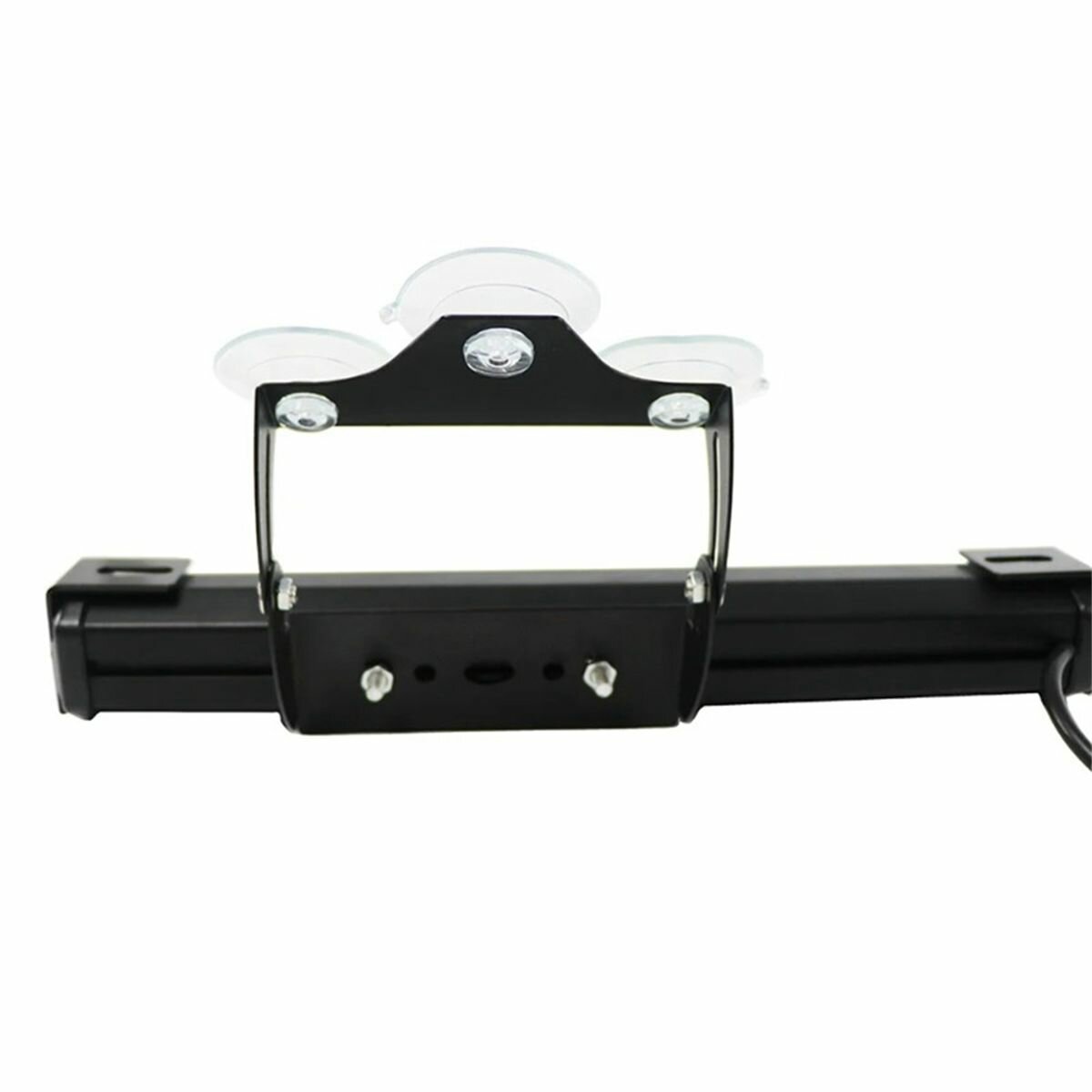 Комплект из 3 кронштейнов для крепления на лобовое стекло с прозрачной крышкой на присоске