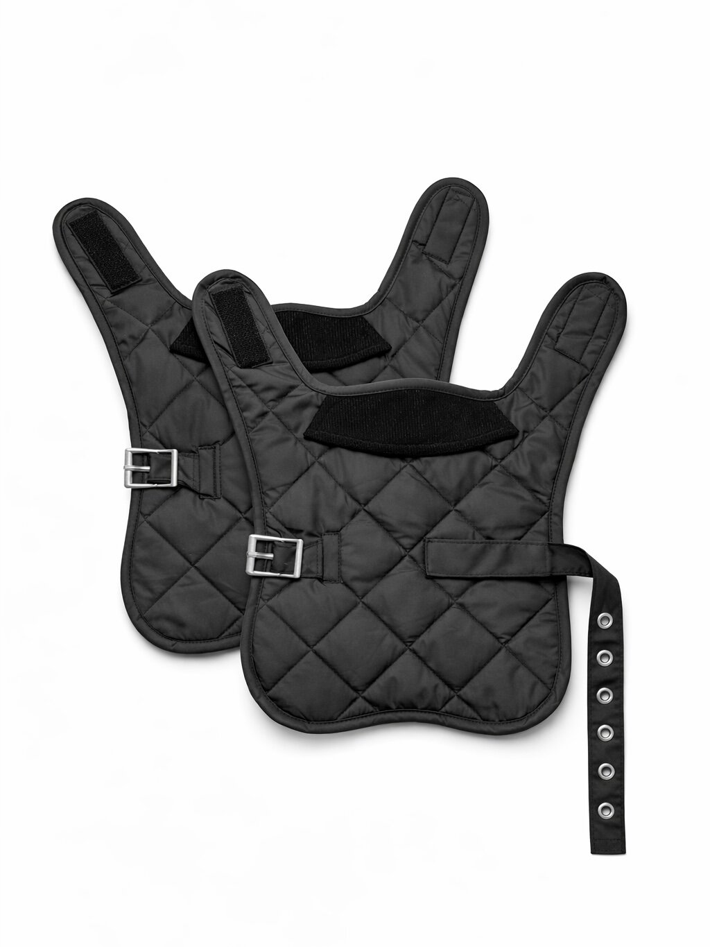 Попона/куртка стеганая, одежда для собак, размер 3XS, черный