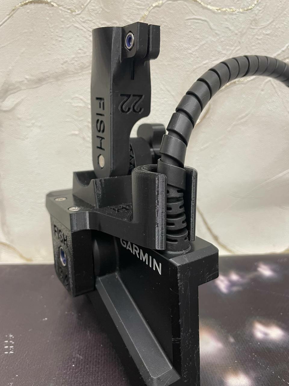 Нулевое крепление для датчика Garmin LVS34 22мм