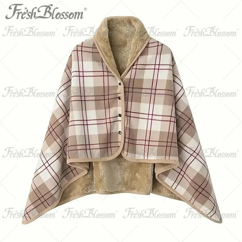 Fresh Blossom Плед пончо , Полиэстер, 140 см х 100 см