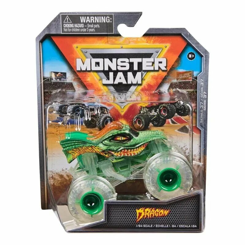 Машинка Monster Jam Монстр Трак Мультяшный Aвтомобиль Dragon